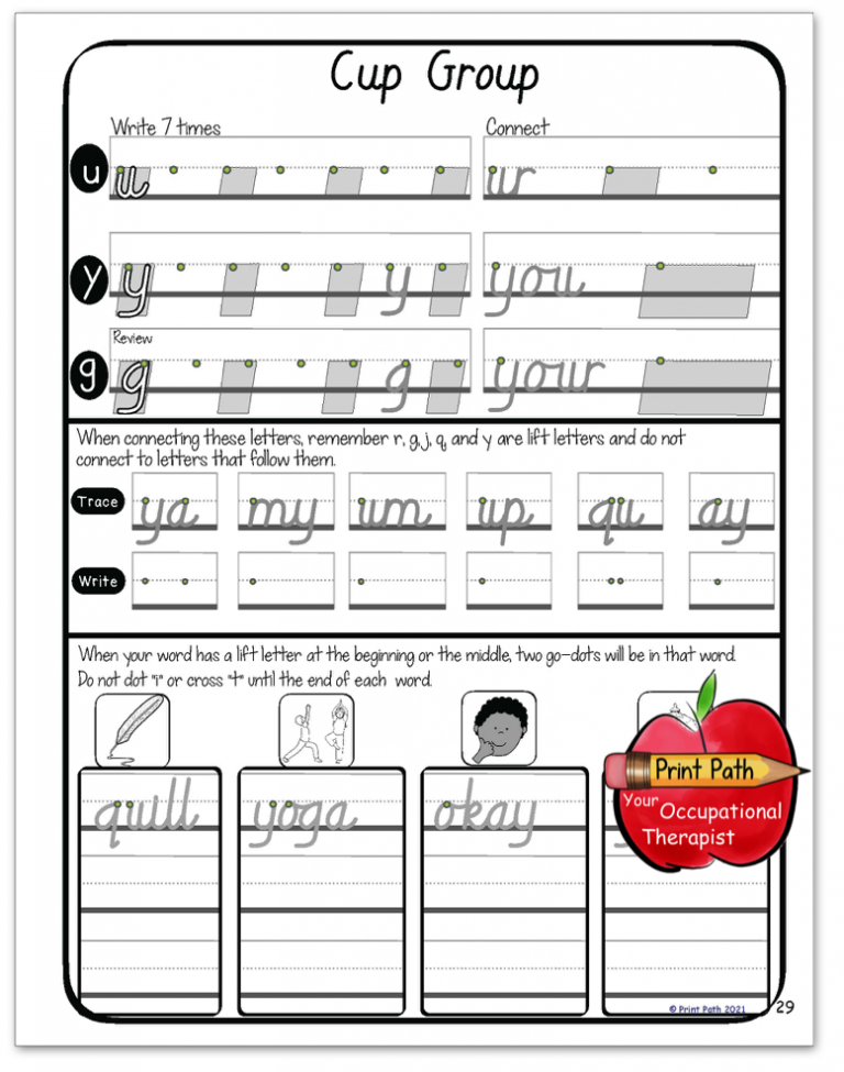 7 Essential elements of Effective Cursive Instruction – Print Path